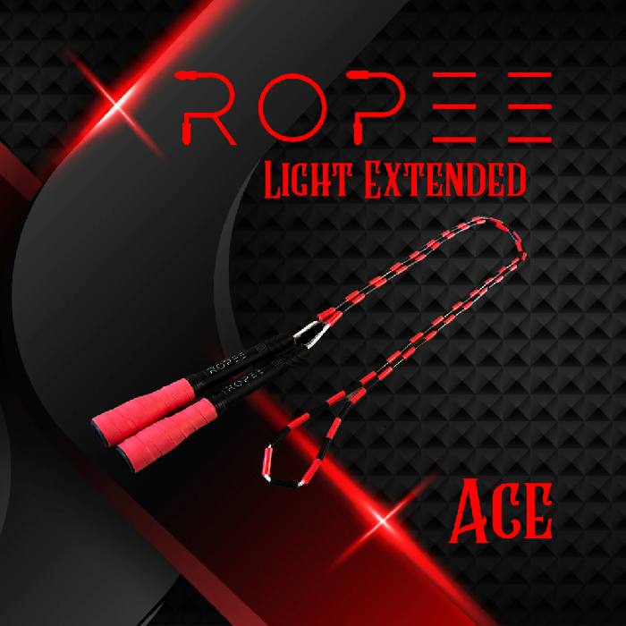 Ropee Light Extended – Världens snabbaste pärlhopprep med långa handtag