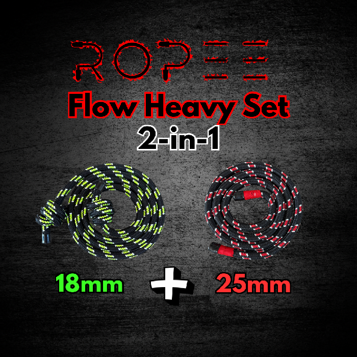 Ropee Flow Heavy Set 2-in-1 – Viper un Ace Flow Rope komplekts (18 mm ...